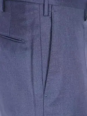 Incotex Pressed-crease Wool Tailored Trousers