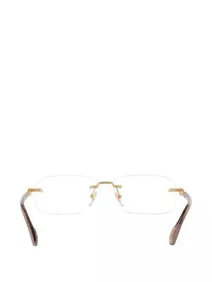 Gucci Rimless Square-frame Glasses