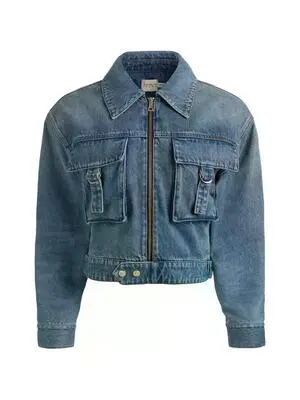 Alice + Olivia Leroy Denim Jacket - Blue