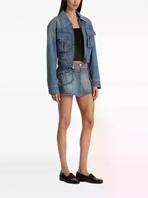 Alice + Olivia Brandy Cargo Mini Skirt