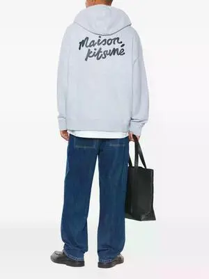 Maison Kitsuné Logo-print Hoodie