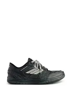 Balenciaga Hamptons Leather Sneakers