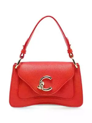 COCCINELLE Mini C-me Leather Shoulder Bag - Red