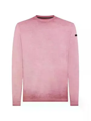 RRD Faded-effect Crew-neck Sweater - Pink