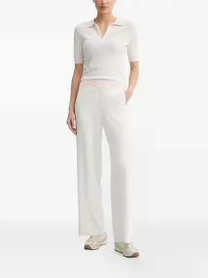 Guess Zip-fastening Mesh-knit Polo Shirt