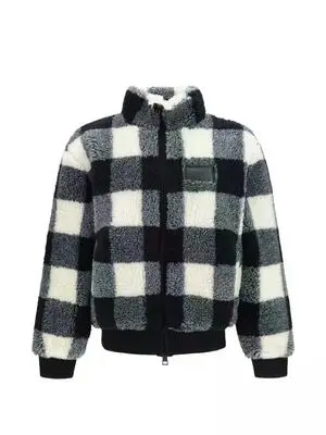 Givenchy Checked Bomber Jacket - White