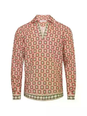 Orlebar Brown Ridley Passetto Printed Shirt - Neutrals