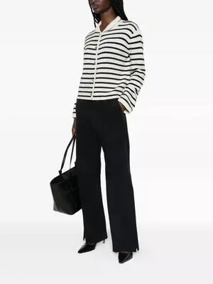FORTE_FORTE Suede Wide-leg Trousers