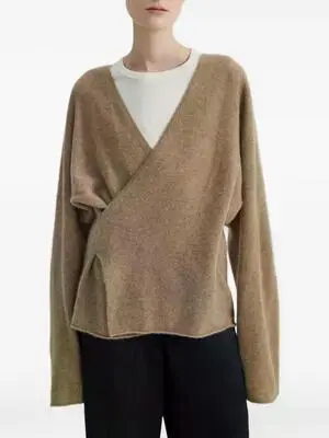 TAIGA TAKAHASHI Wrap-style Cashmere Sweater