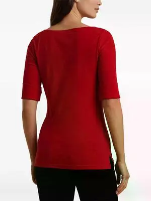 Ralph Lauren Cotton Boat-neck T-shirt - Red
