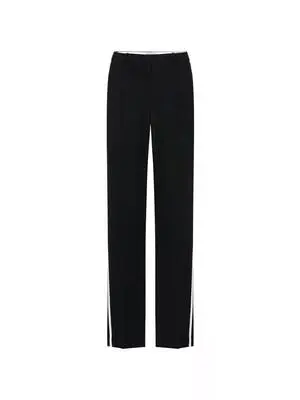 Iceberg Tailored Trousers With Side Stripe Detail - Black