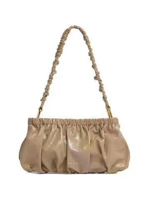 Marni Crinkled Gathered Shoulder Bag