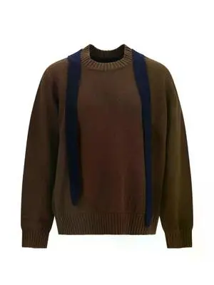 Sacai Wool Sweater - Brown