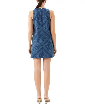 Fifteen Twenty Clarice Denim Side Button Dress