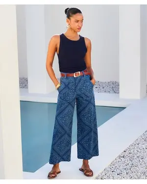 Fifteen Twenty Rylee Cropped Wide Leg Pants