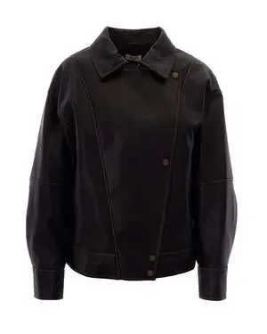 Liu Jo Tailored Polyester Coat - Deep Brown