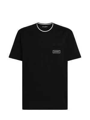 Dolce & Gabbana Designer Cotton Logo T-shirt