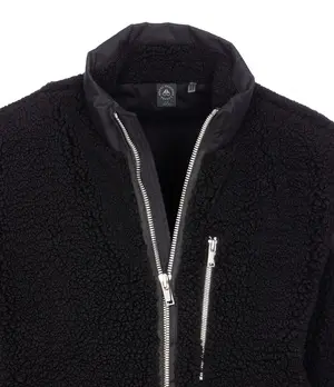 Moose Knuckles Panelled Zip-up Fleece Jacket
