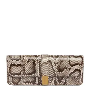 Khaite Clutch With Metal Hardware - Brown