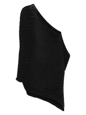 Issey Miyake Asymmetric Neck One-shoulder Top