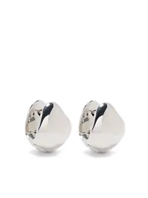 Phoebe Philo Pebble Stud Silver Earrings - Multicolor