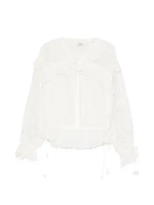 ISABEL MARANT Nowana Silk Blend Blouse - Multicolor