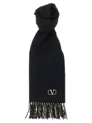 Valentino Garavani Cashmere Scarf With Fringes - Multicolor