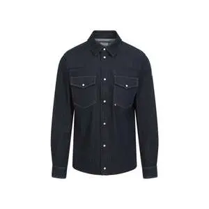 Moncler Denim Shirt - Blue