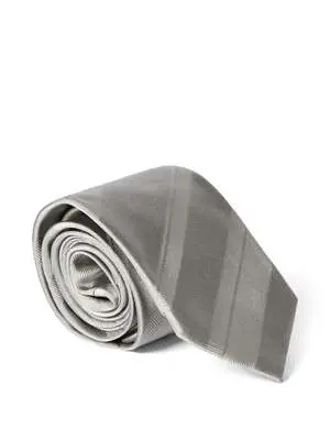 Brunello Cucinelli Striped Silk Neck Tie - Multicolor