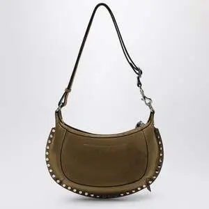 Isabel Marant Étoile Oskan Moon Shoulder Bag In Suede - Brown