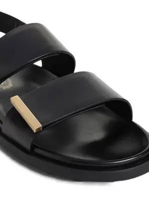 TOD'S Leather Slingback Sandals