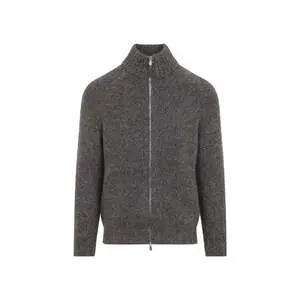 Brunello Cucinelli Full-zip Ribbed Cardigan - Brown