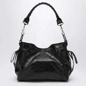 Balenciaga Small Le City Bucket Bag In Lambskin - Black