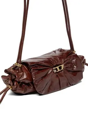 DIESEL® Scrunch Leather Shoulder Bag - Multicolor