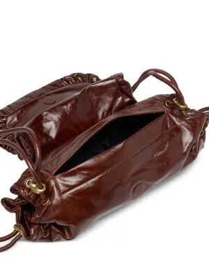 DIESEL® Scrunch Leather Shoulder Bag - Multicolor