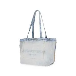 Alexander Wang Bleach Denim Tote Bag - Blue