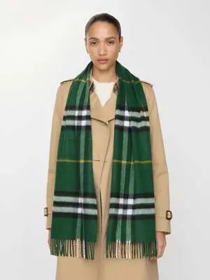 Burberry Check Cashmere Scarf