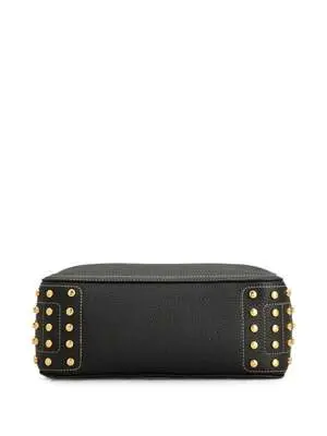TOD'S Metal Dots Shoulder Bag In Leather Mini - Black