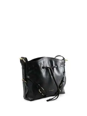 Givenchy Small Voyou Bucket Bag In Shiny Leather - Black