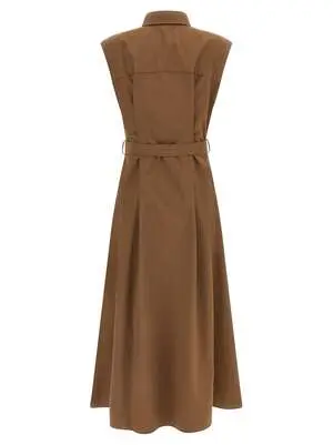 Brunello Cucinelli Chemisier Dress - Brown