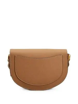TOD'S T Timeless Mini Leather Shoulder Bag - Brown