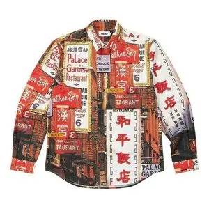PALACE Palace Downtown Shirt 'red' Multi-color