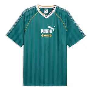 PUMA King Relaxed Jersey With Striped Pattern