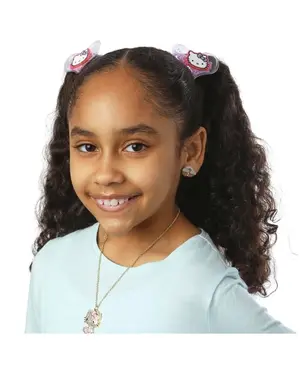 HELLO KITTY Heart Hair Clip 6-piece Set