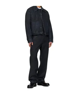 MARINE SERRE Moon Waxed Jeans