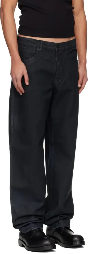MARINE SERRE Moon Waxed Jeans