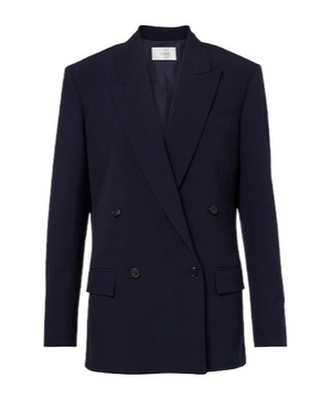 THE ROW Paden Double-breasted Virgin Wool Blazer - Black