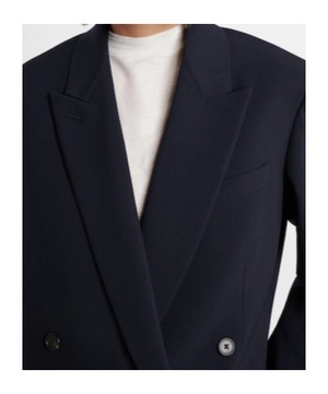 THE ROW Paden Double-breasted Virgin Wool Blazer