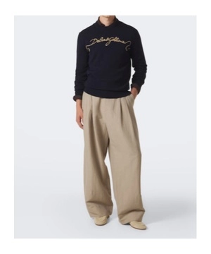 Dolce & Gabbana Embroidered Virgin Wool Sweater