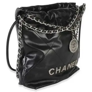 Chanel Quilted Calfskin 22 Hobo Shoulder Bag